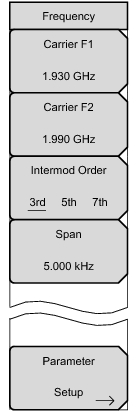 Frequency (Freq) Menu